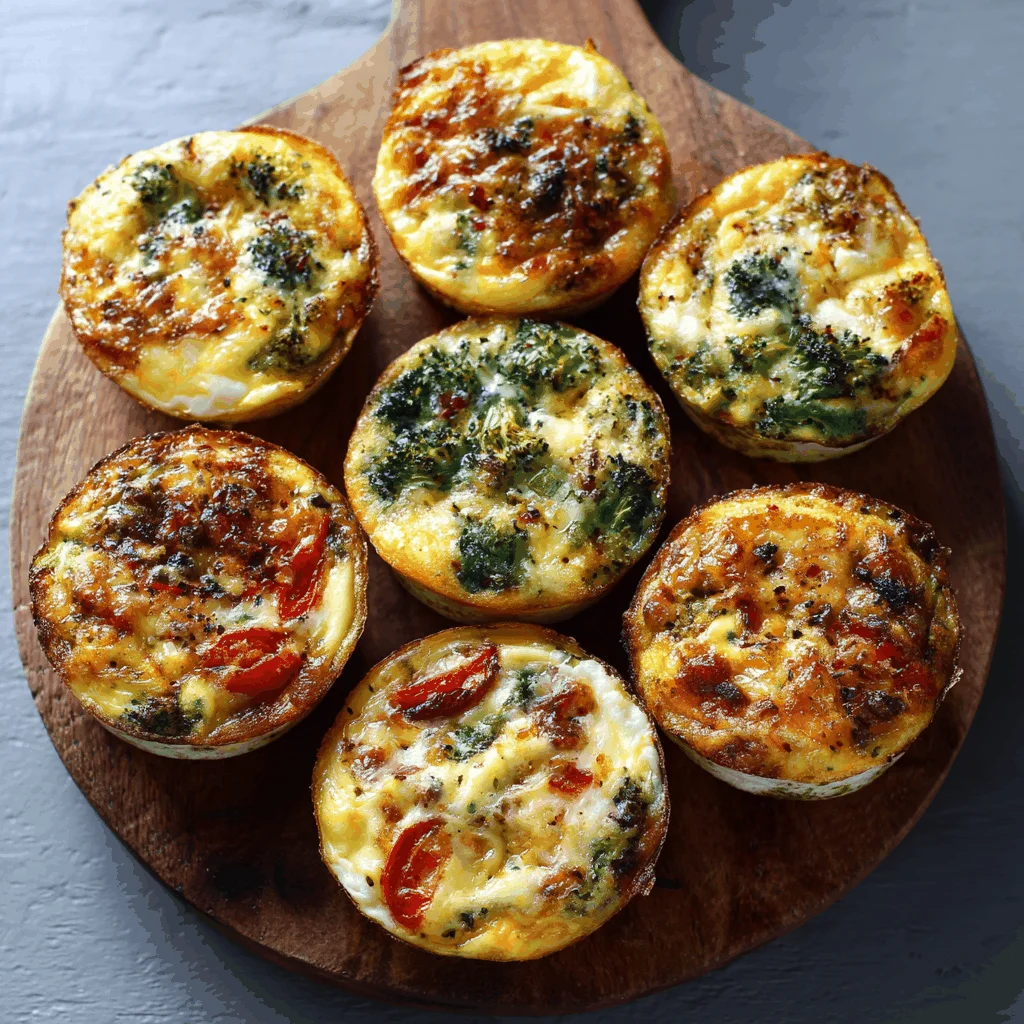 Crustless Mini Quiches Recipe for Easy Cooking